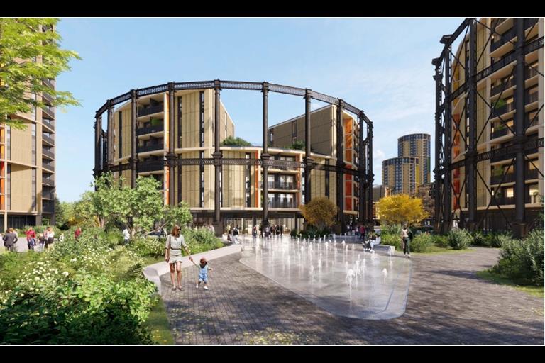 RSHP to transform UK’s biggest Victorian gasworks cluster into 2,100 ...